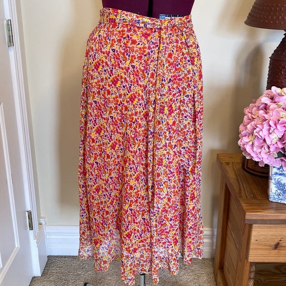 Caroll Paris | Skirts | Caroll Paris Floral Skirt | Poshmark